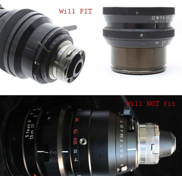 Arri Bayonet (Arri-B) lens to Canon EOS camera mount adapter (RafCamer ...