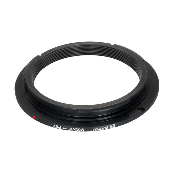 M65x1 female thread to Pentax 67 camera mount adapter, 3mm flange (Raf ...
